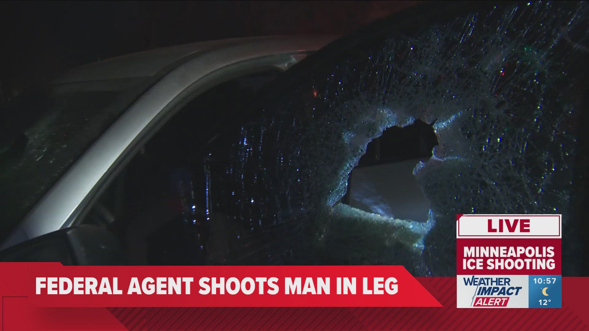 Protestors damage ICE vehicle in north Minneapolis