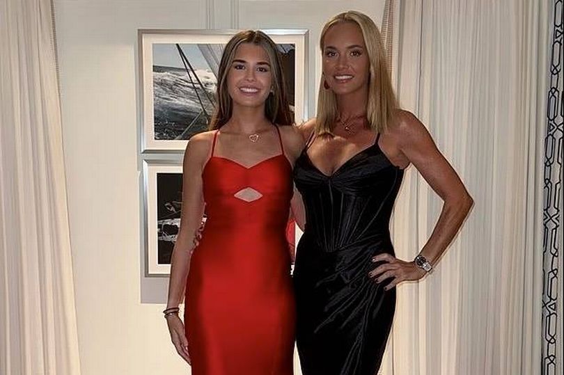 Kai Trump stuns in red dress as she follows dress code for Tiger Woods ...