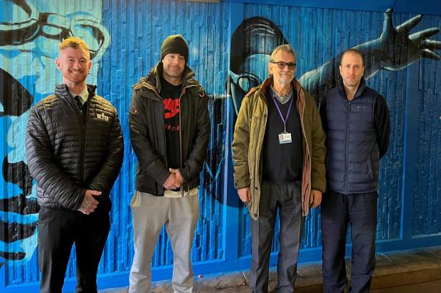 Symbols of sport and art added to Swindon mural