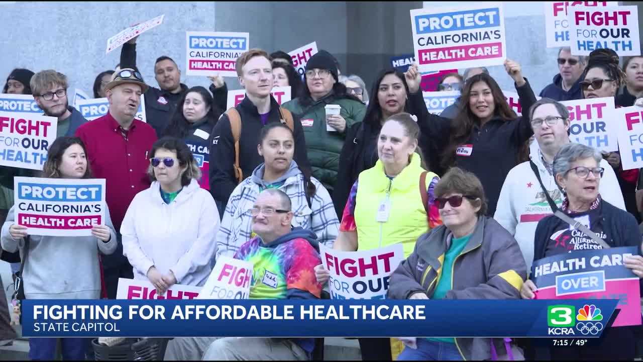 Health advocates rally at California State Capitol for affordable ...