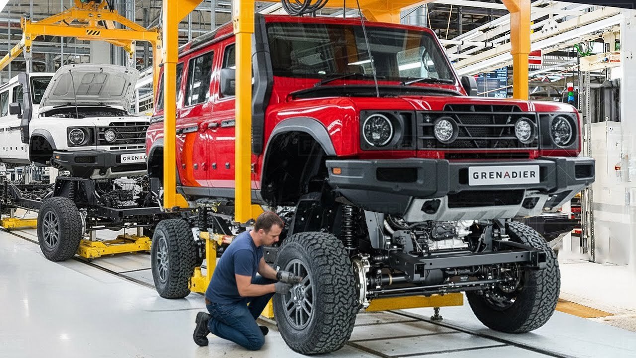 Inside super modern factory producing the brand new Ineos Grenadier 4x4 ...