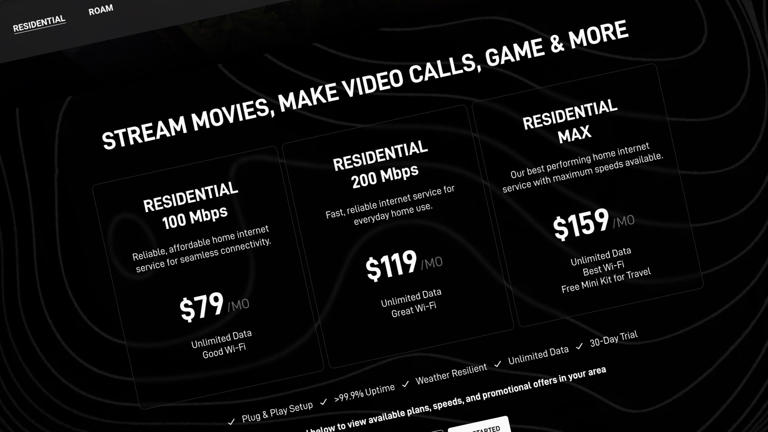 Ready for Residential Max? Starlink reworks plans with new names, perks
