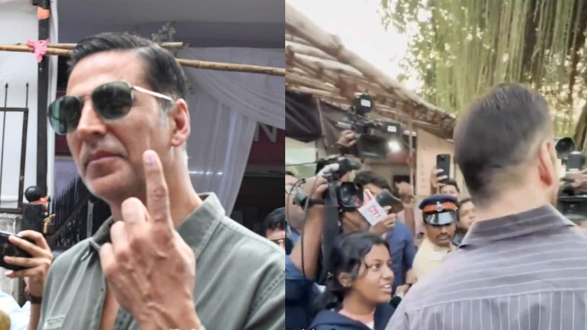Papa bade karze mein hain: Akshay Kumar pauses after voting as fan ...