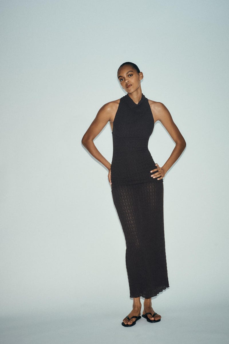 12 vestidos largos marrón chocolate de segundas rebajas de Zara por ...