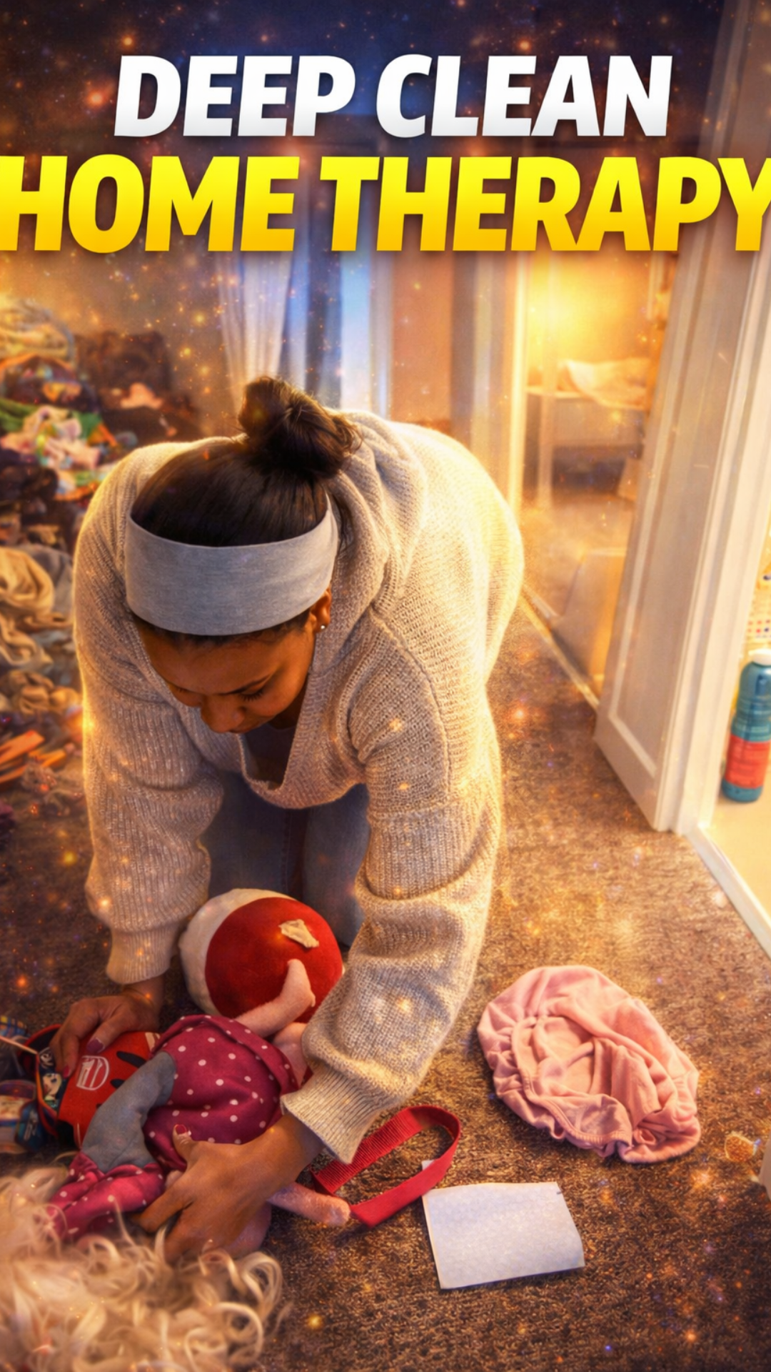 Total home reset with deep cleaning motivation