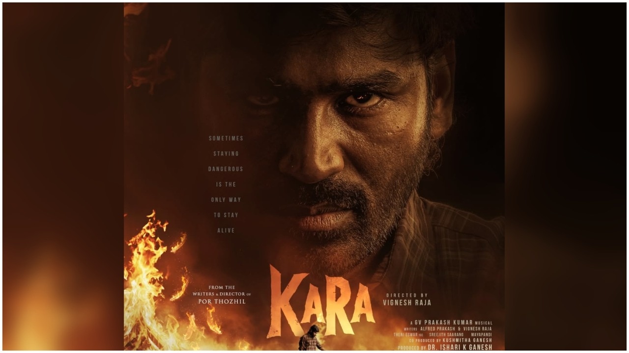 D54 update: Dhanush, Vignesh Raja film titled Kara, makers unveil ...