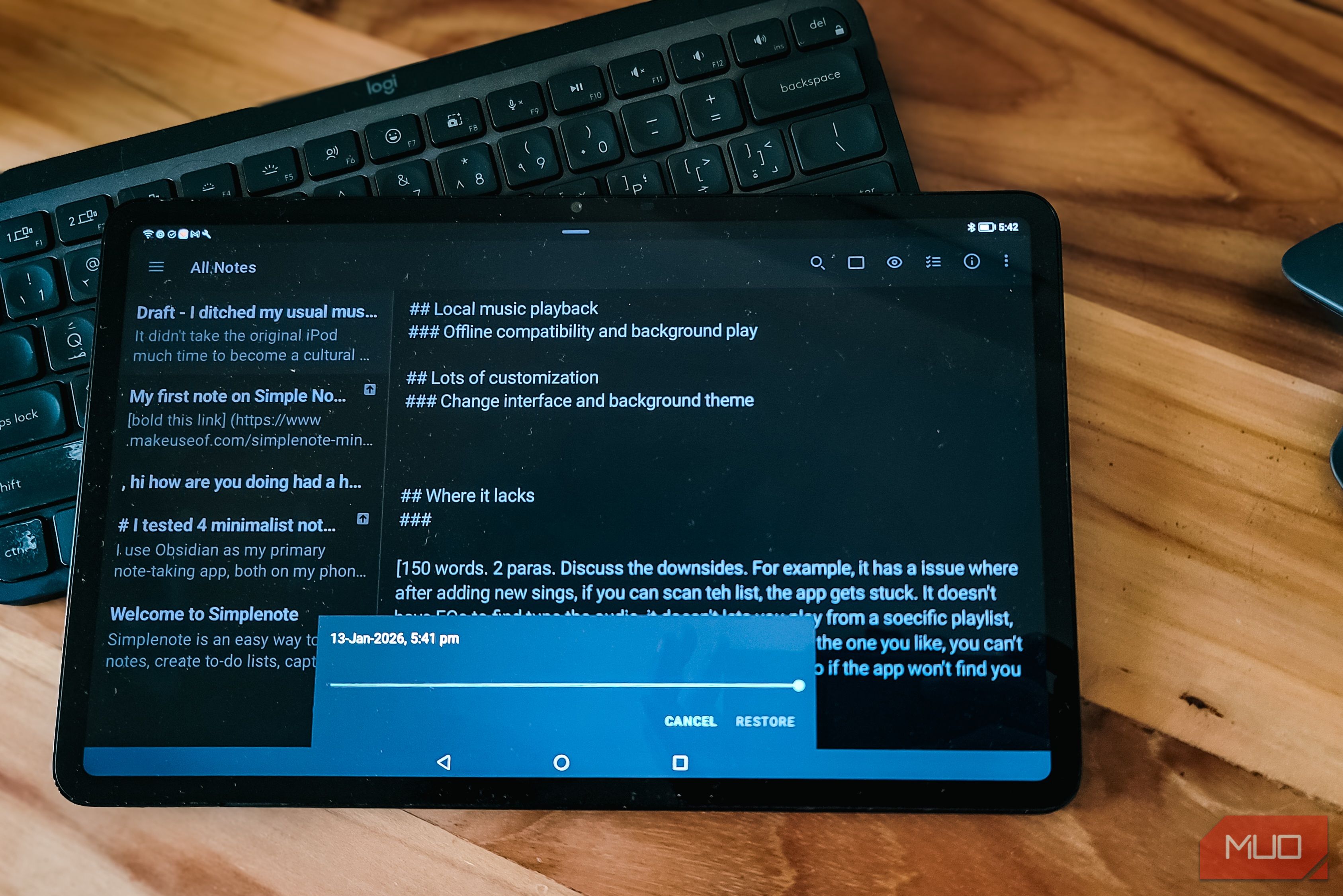 This minimalist note app is all you really need for 90% of tasks