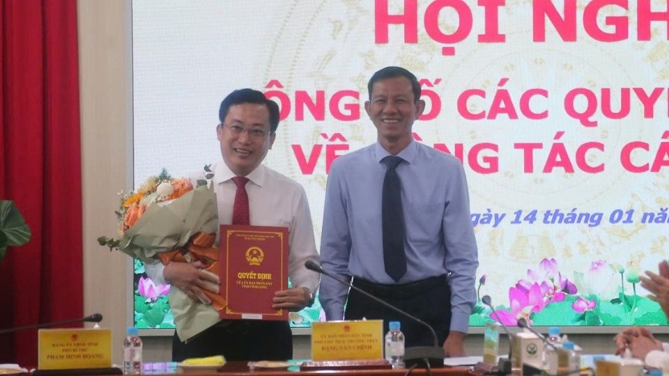 Bí thư xã Ba Tri được bổ nhiệm làm Chánh Thanh tra tỉnh Vĩnh Long