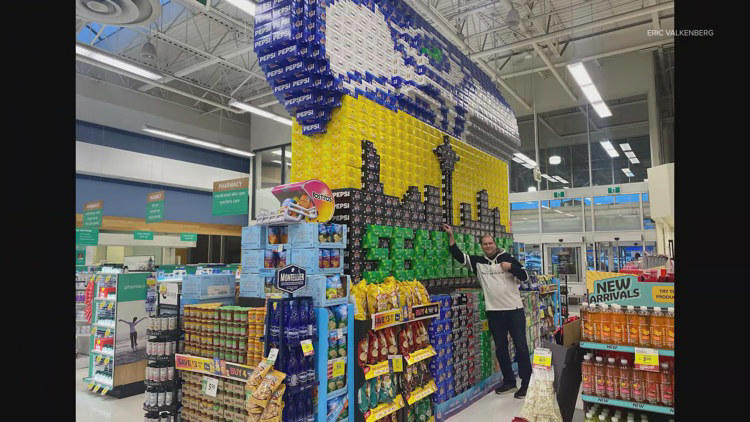 Seahawks superfan builds massive 12s display with 1,500 boxes at ...