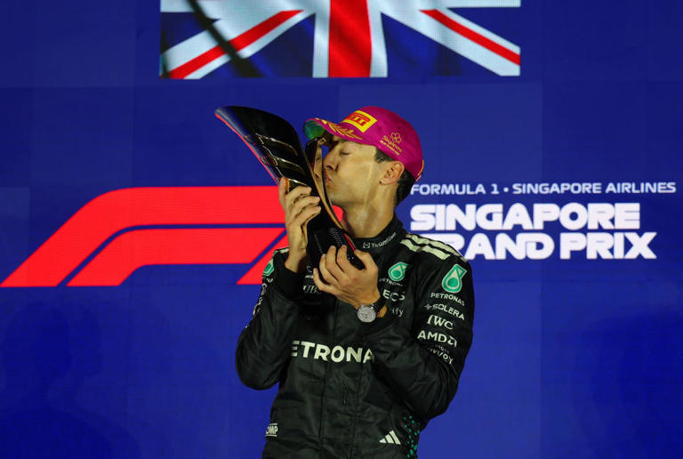 George Russell, sobre la actitud de Lewis Hamilton en Ferrari F1 con ...