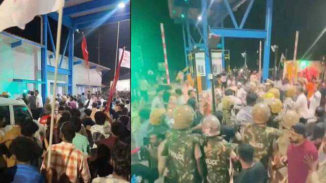 Case registered against 500 people for vandalising NH toll plaza in ...