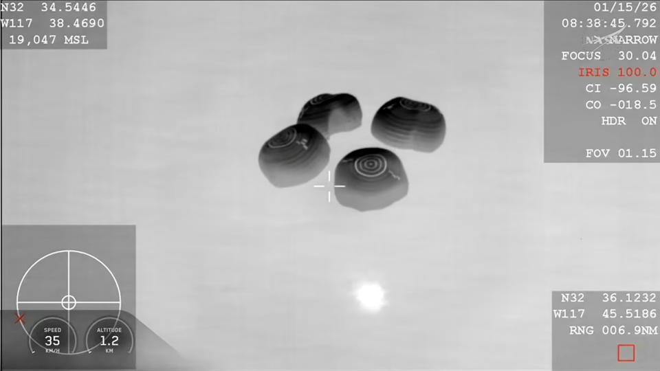 4 astronauts return to Earth after medical issue forces early ISS exit