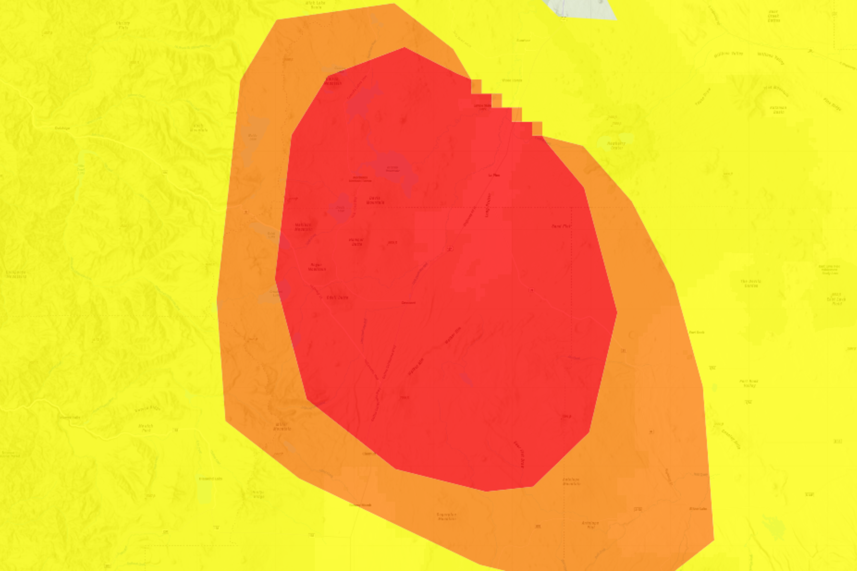 Thousands advised to avoid outdoors in California, Oregon