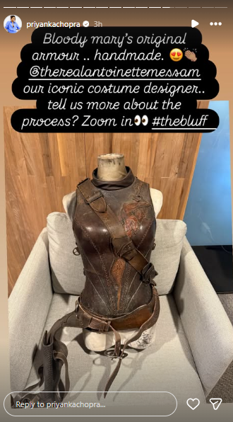 The Bluff: Priyanka Chopra’s fierce bloody Mary armour is handcrafted ...