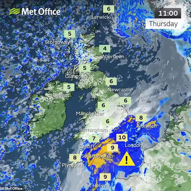 Britain on flood alert after Storm Goretti: More than half a month's ...