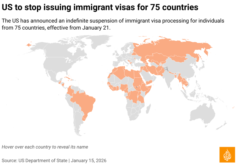 Trump suspends immigrant visas for 75 countries: Who’s affected?