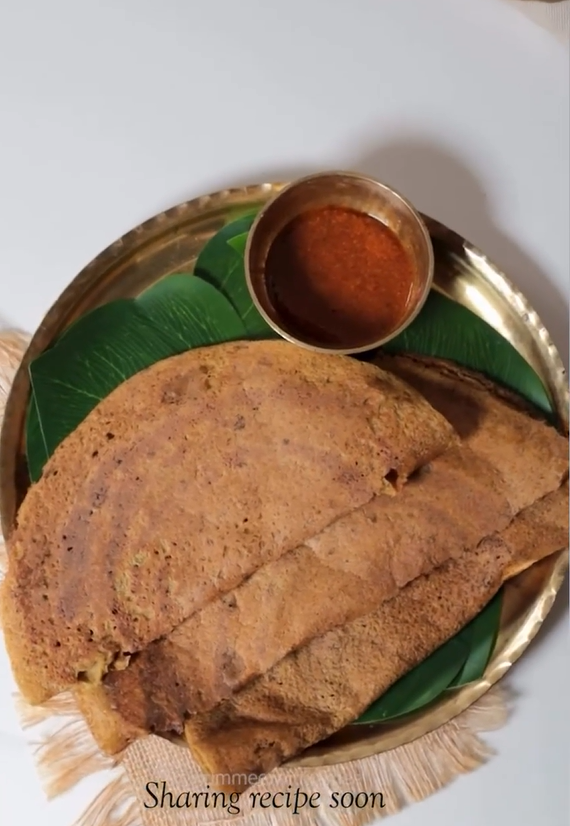 Guess what this dosa is made of – perfect for brunch or dinner