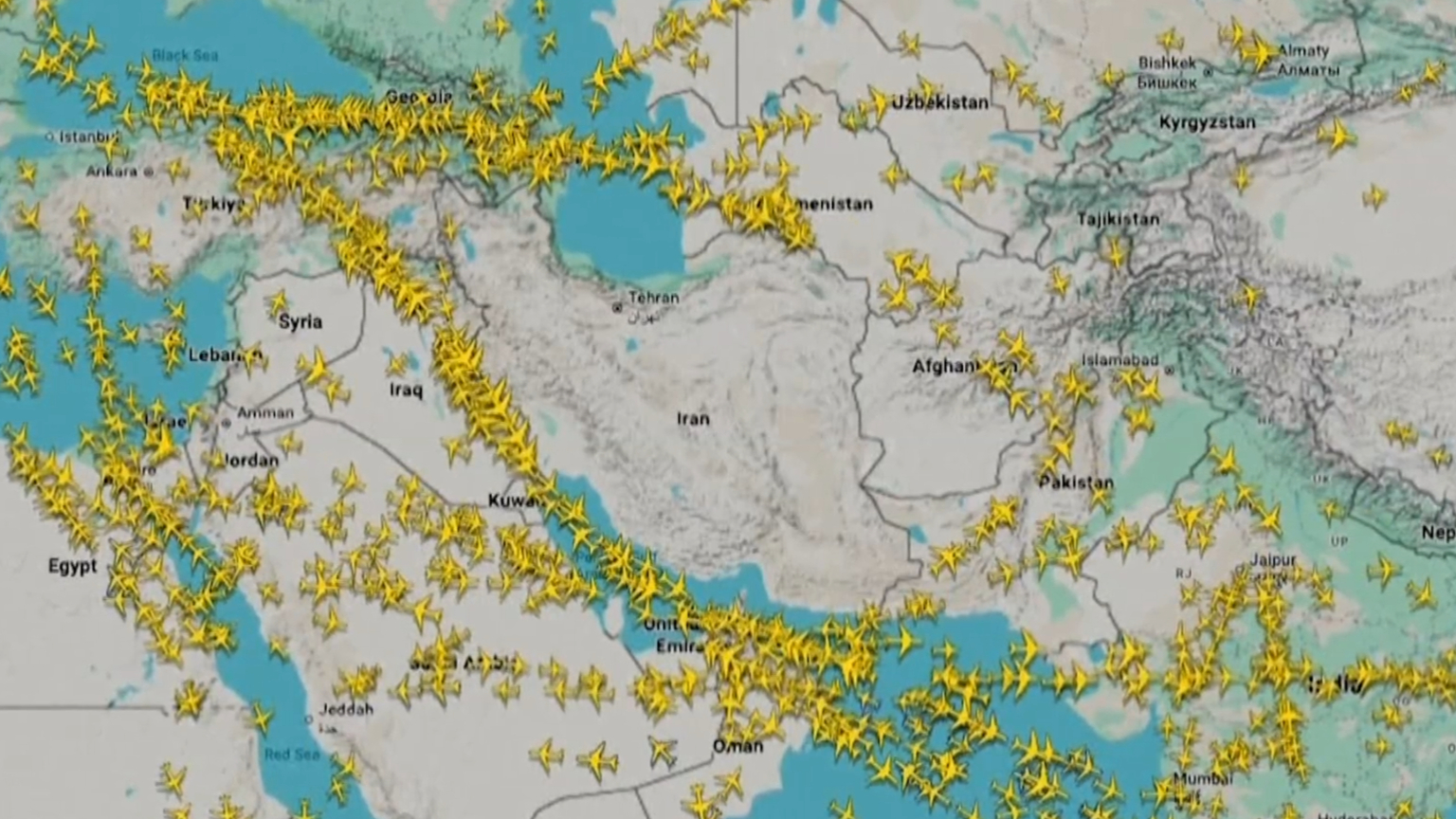 Iran slams airspace shut as death toll climbs