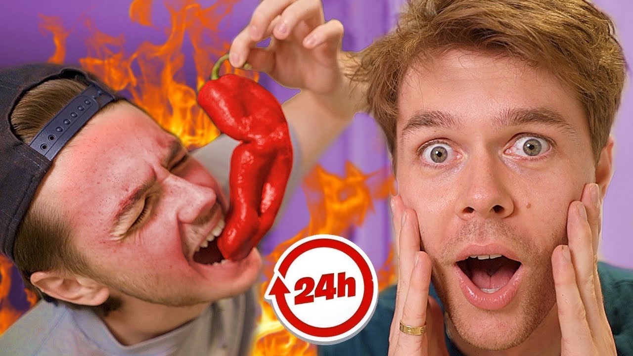 What happened after 24 hours with nothing but spicy meals