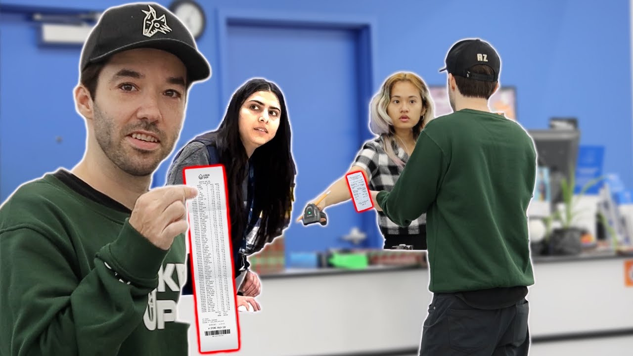 Buying the same item, then returning it with two different receipts ...