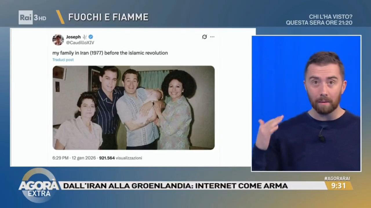 Gaffe in diretta ad Agorà: mostrano l’Iran pre-regime, ma la foto è di ...