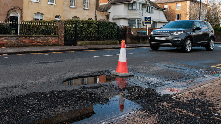 National Pothole Day: The South's roads in pictures