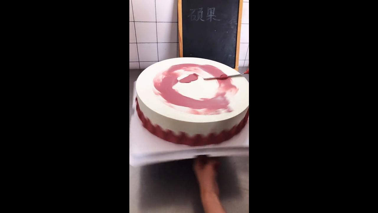 Perfecting Purple With Fruits Cake