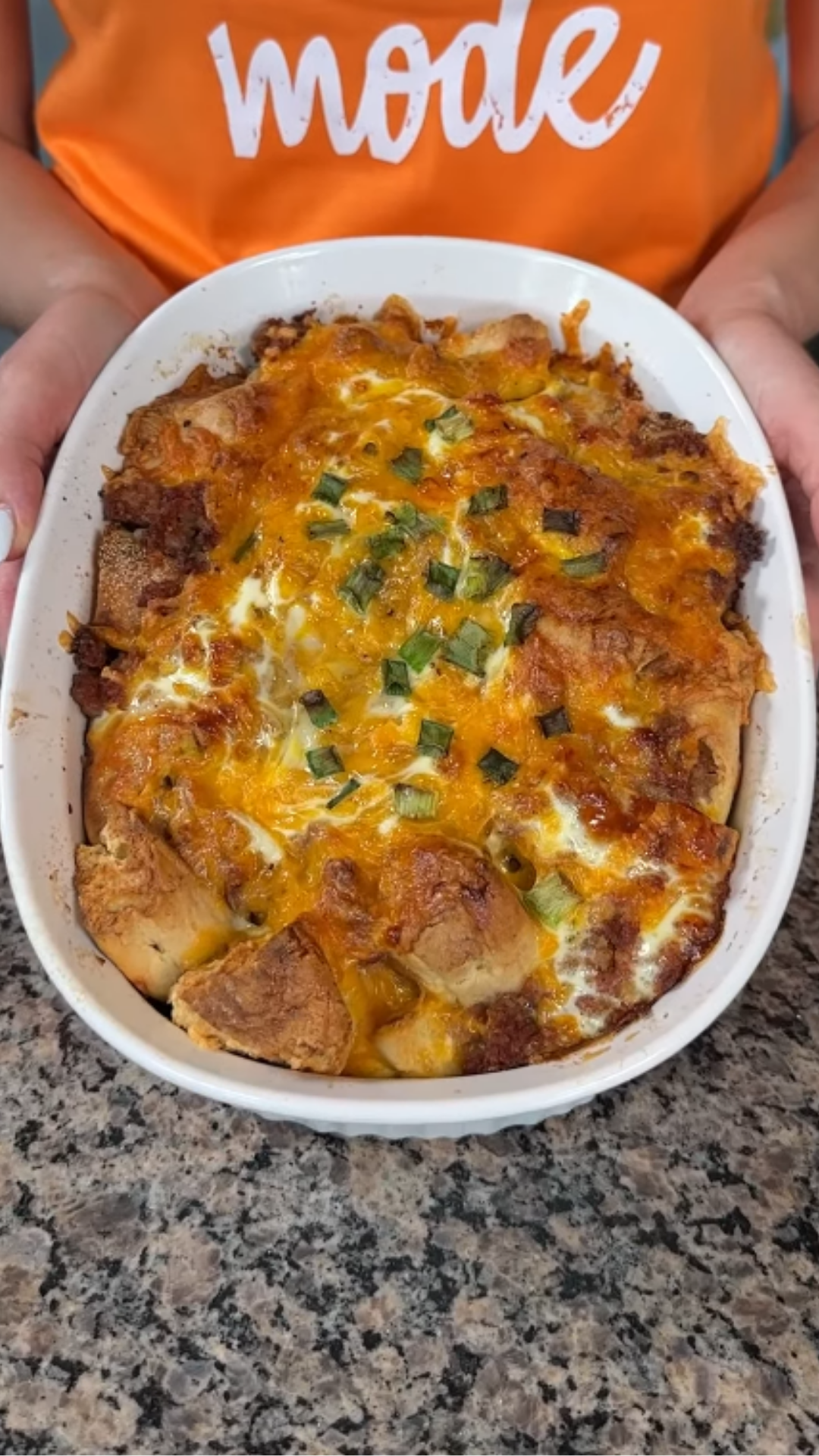 Easy breakfast casserole with few ingredients