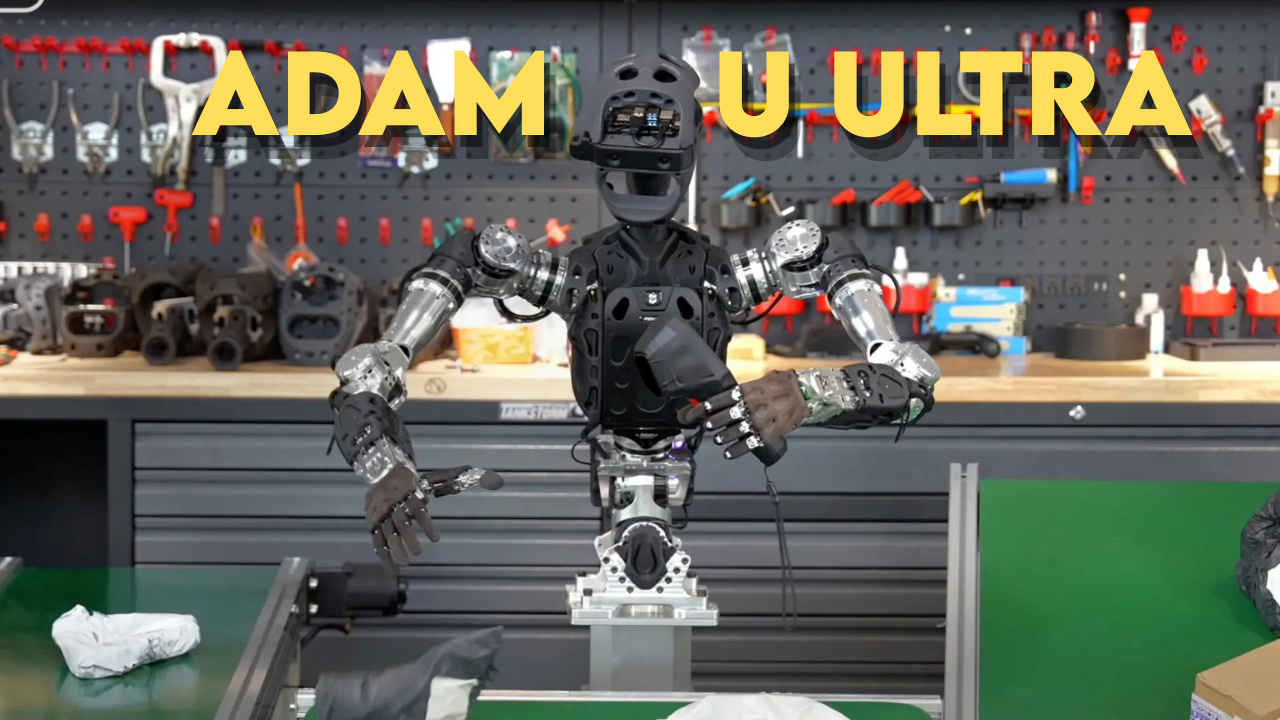 Adam U Ultra robot: Humanoid learning to use tools at record speed