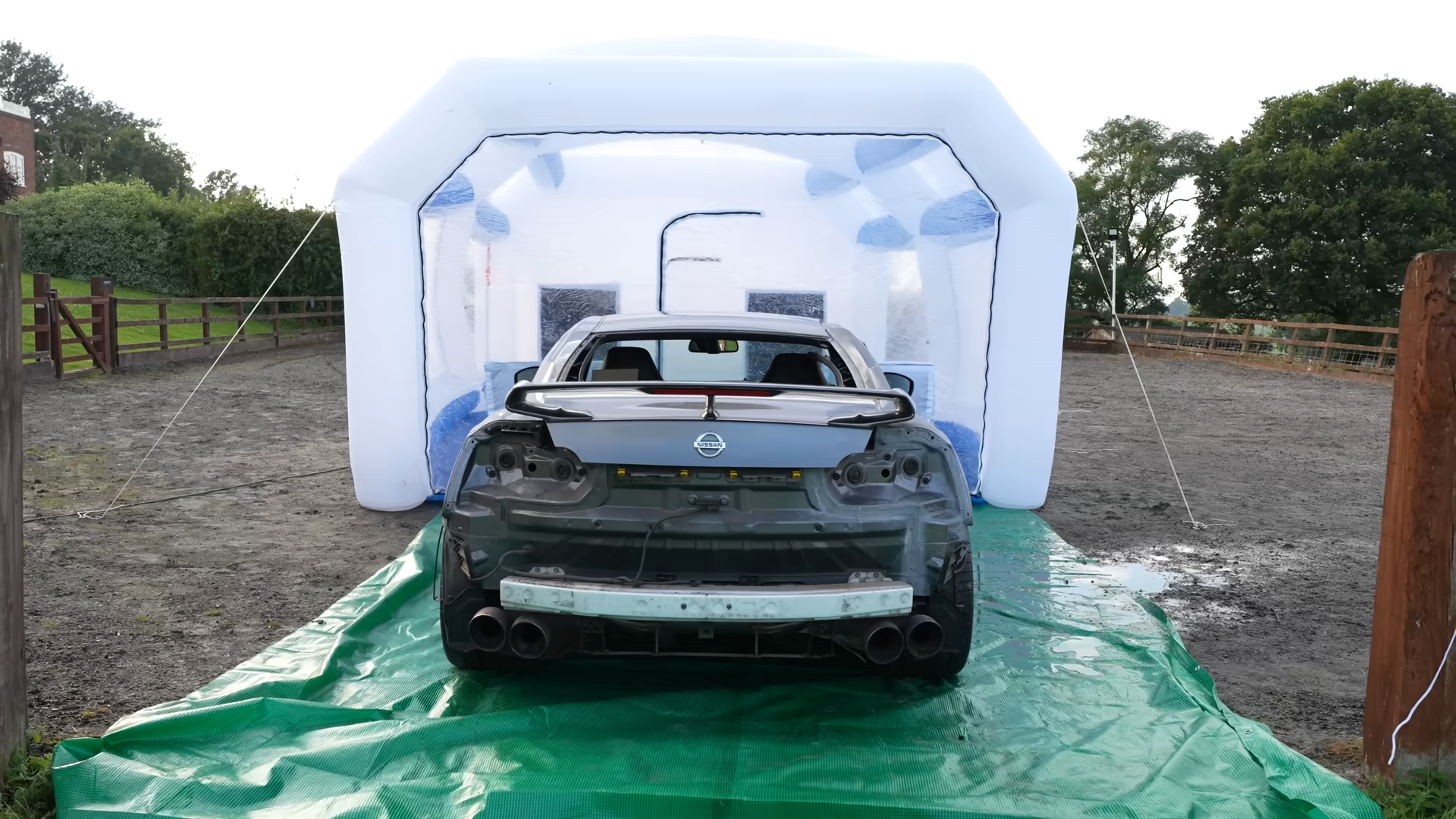 What a $300 paint booth did to a $30,000 Nissan