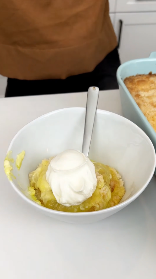 Creamy lemon cheesecake dessert