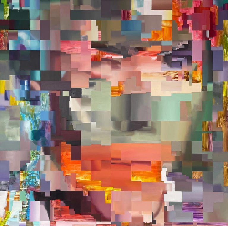 Painter Paul Lemmon takes viewers 'through the screen' in museum show
