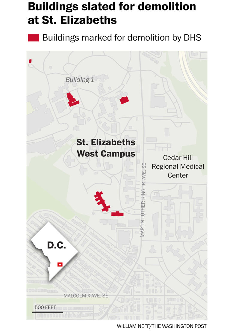 The historic DC buildings Homeland Security wants to raze were deemed ...