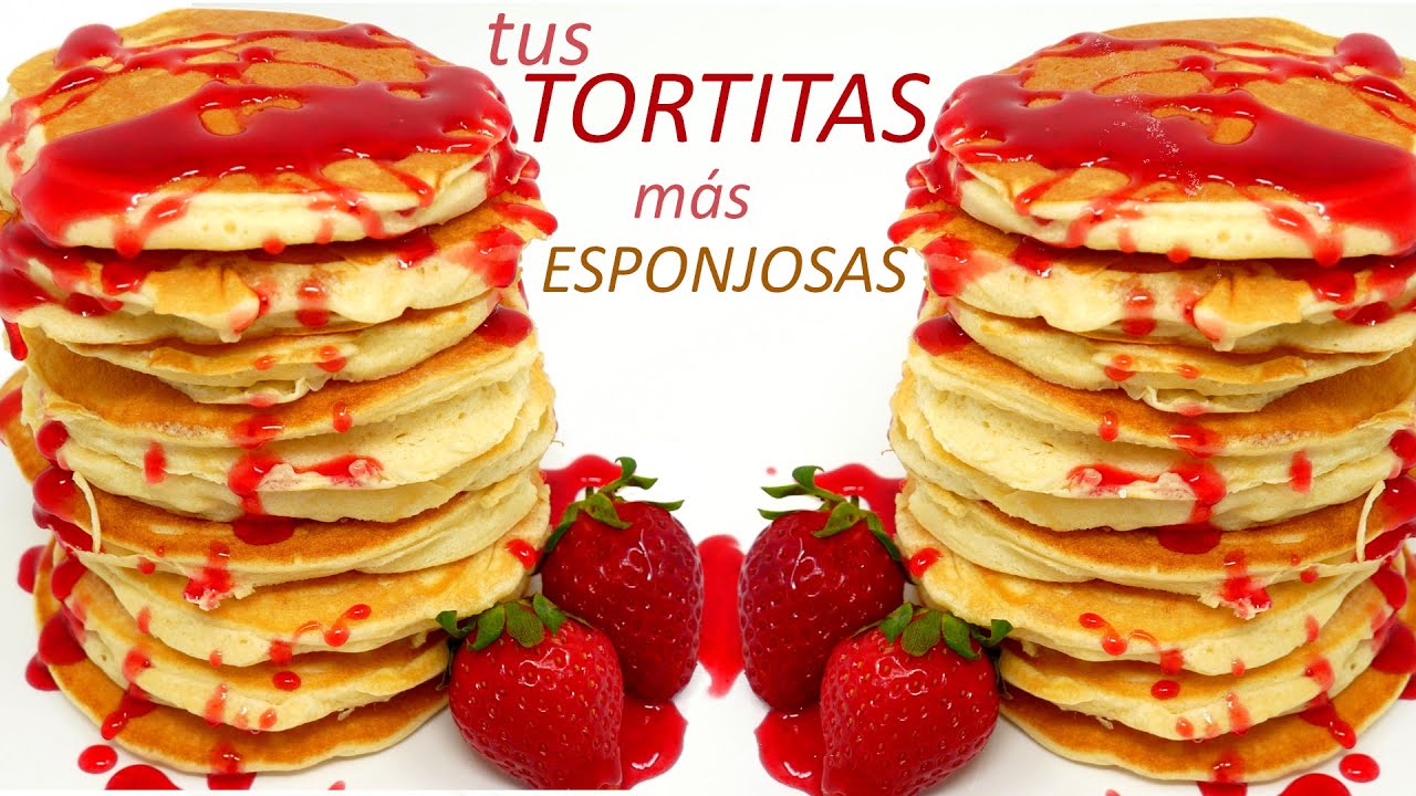 Tortitas extra esponjosas tipo cafetería