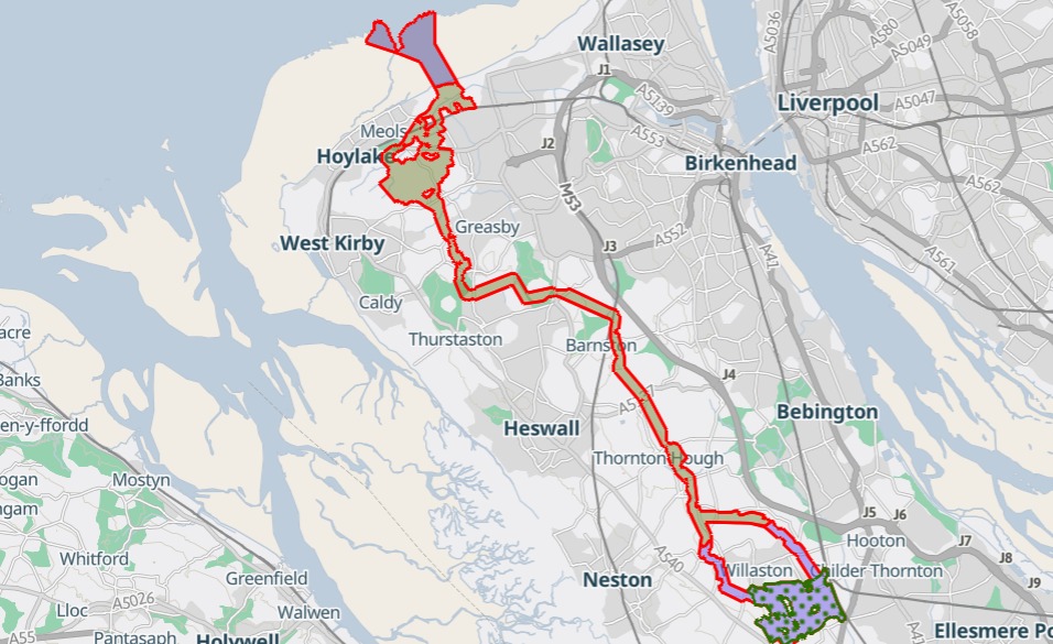 New map shows where in Wirral will be dug up if new 200km pipeline to ...