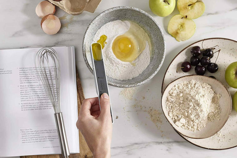 Joseph Joseph’s clever $9 adjustable measuring spoon measures both wet ...