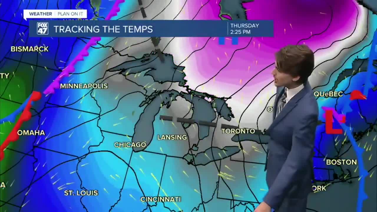 Taking a break from snow with sunshine and cold temperatures Thursday ...