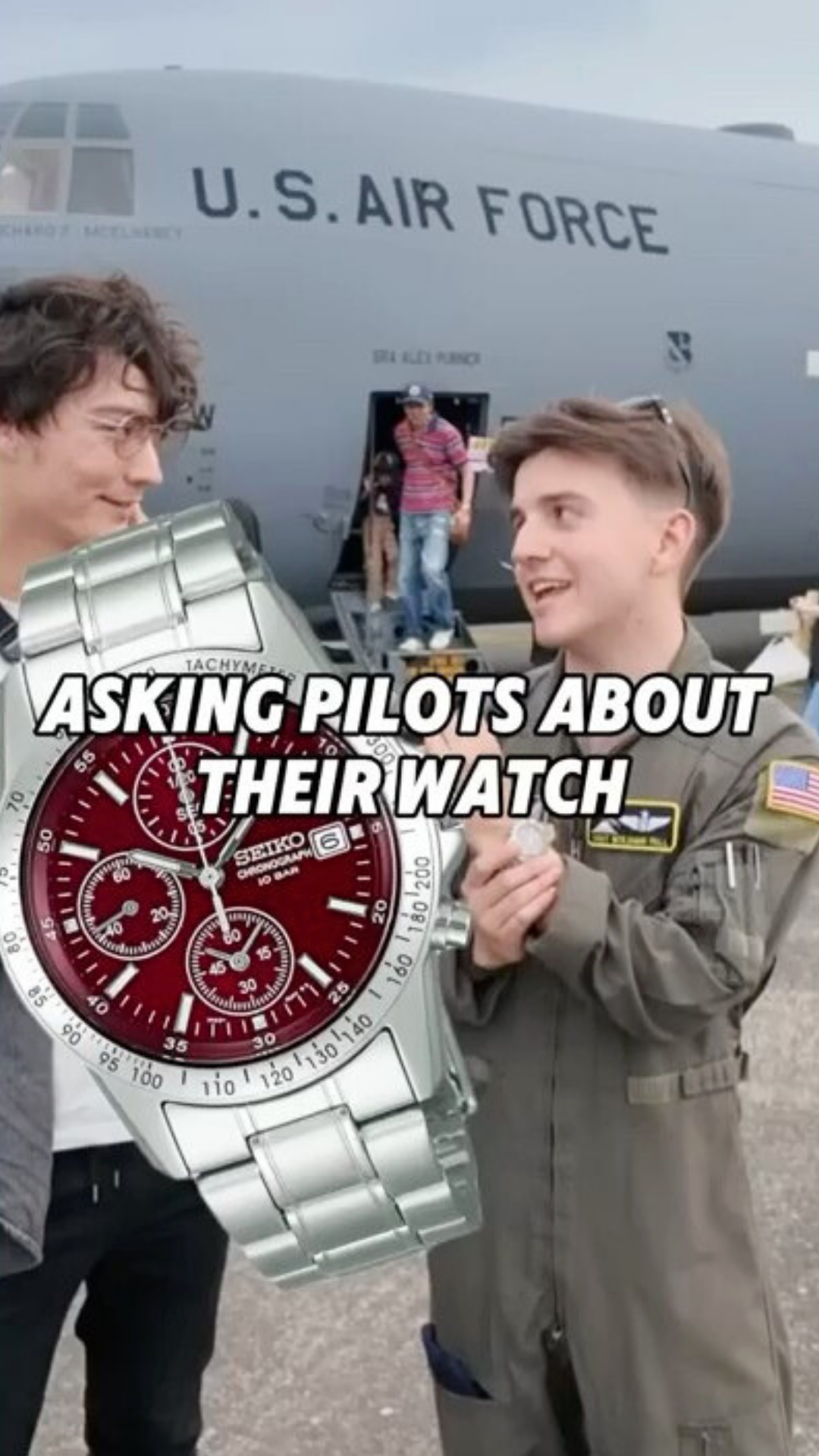 Pilot wearing Seiko Spirit Chronograph opinion