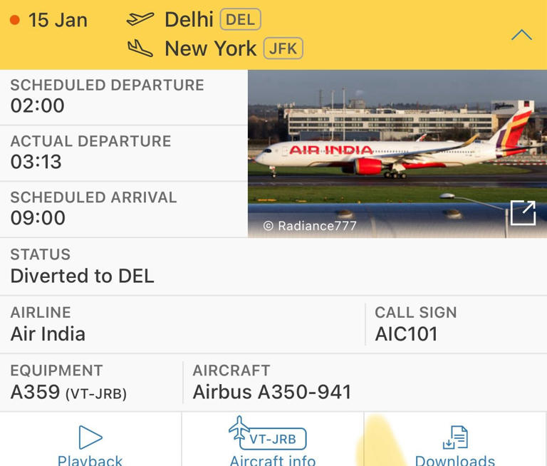 Air India plane hit by foreign object, suffers engine damage after ...