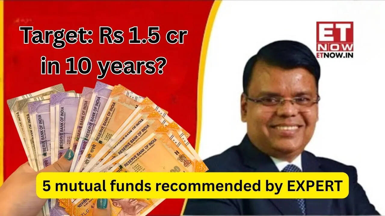 Mutual fund SIP: Rs 1.5 cr in 10 years; 5 mutual funds recommended by ...