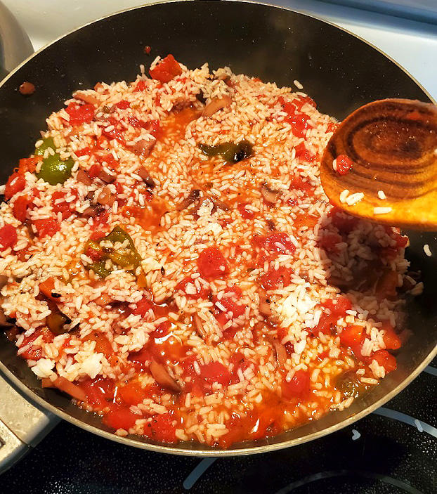 Skillet unstuffed pepper recipe