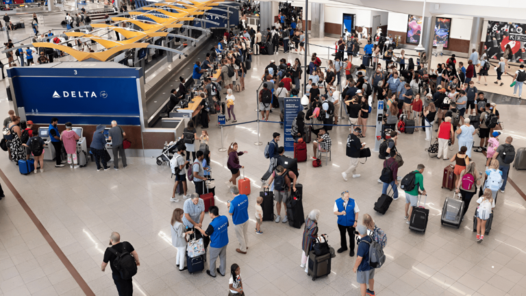 Atlanta airport halts all flights as winter storms spawn tornadoes ...
