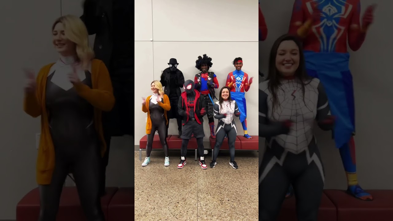 SpiderFam dance breaks the multiverse in full Spider-Verse style