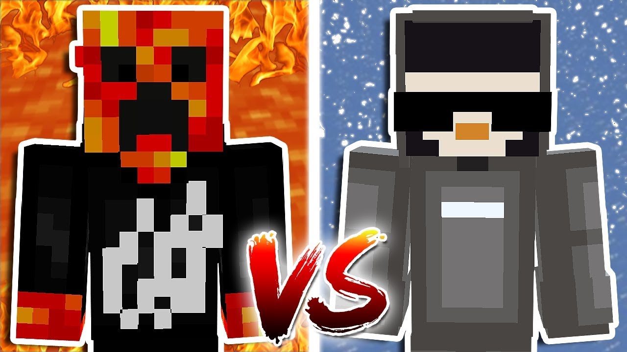 SB737 vs PrestonPlayz in Minecraft lava run parkour