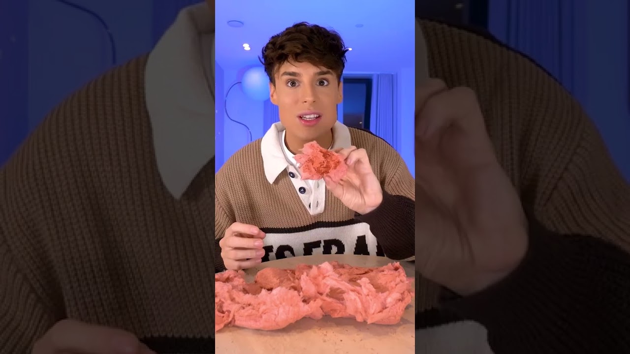 Dr Pepper flavored cotton candy tastes surprisingly fun