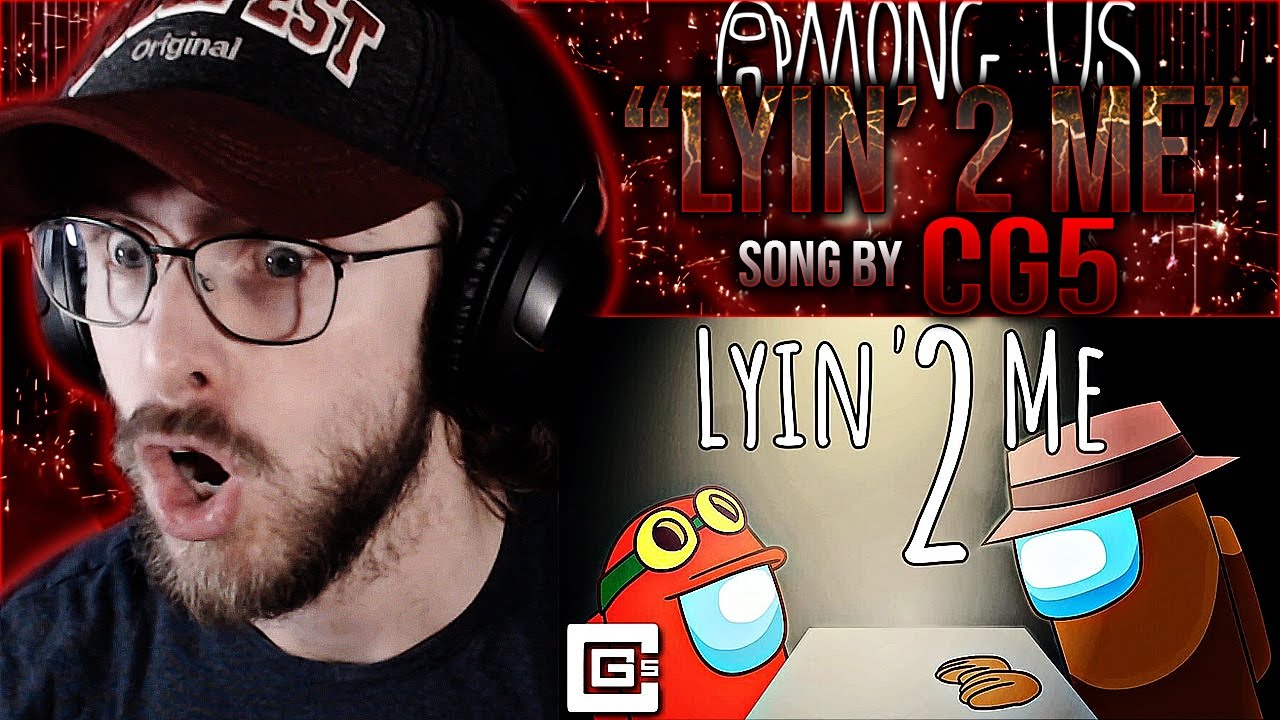Vapor reacts #1195 | Among Us song animation 'Lyin' 2 Me' by @CG5 reaction!