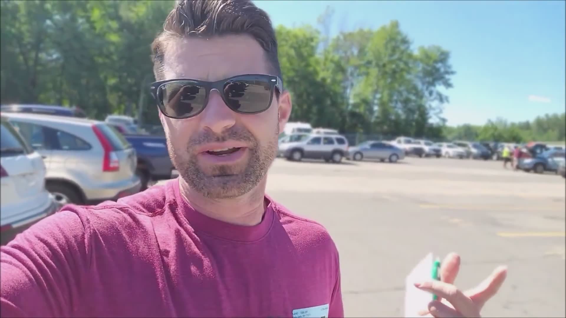 Wholesale auction work toward exotic car goal