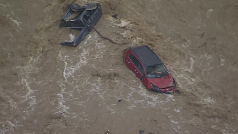 Chaos as holiday hotspot goes underwater