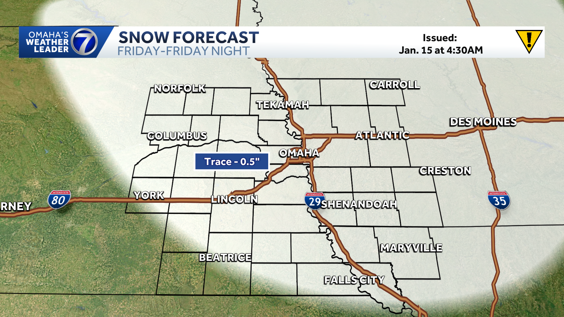 Strong wind Friday, light snow possible heading into bitter cold weekend