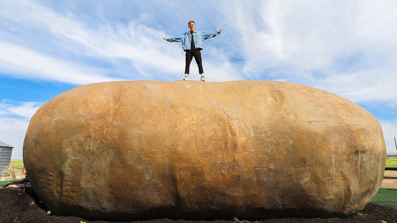 What happens after dark inside a famous oversized potato